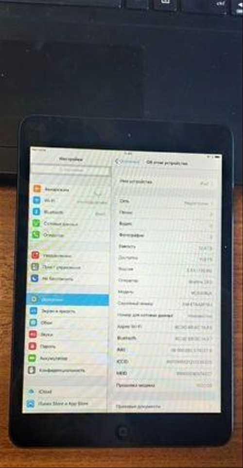 iPad mini (Wi-Fi + Cellular, MM) 16gb