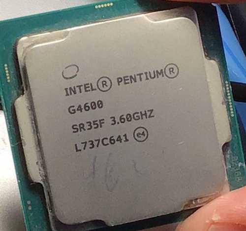 Процессор intel pentium g4600