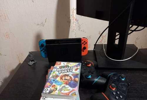 Игровая приставка, Nintendo Switch (синий-красный)