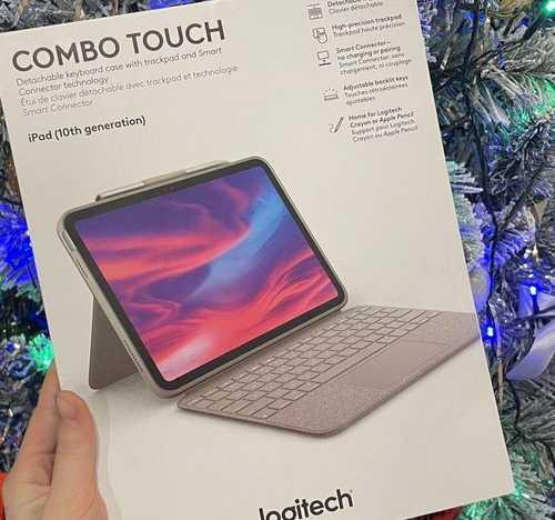 Logitech Combo Touch iPad 10 Sand US/RU