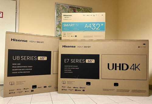 Новые телевизоры Hisense 2023 Smart TV WiFi