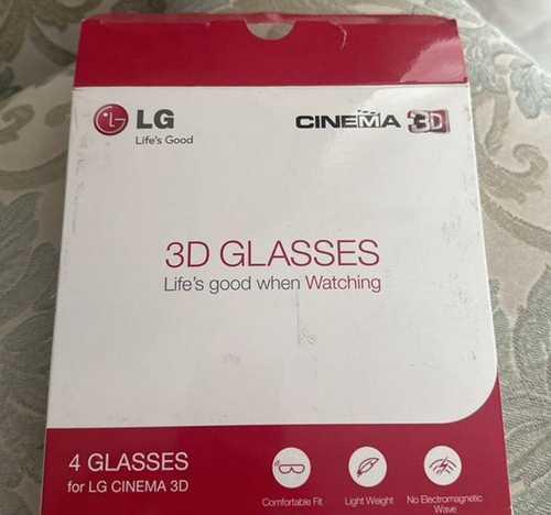 3D очки lg