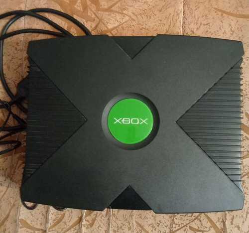 Xbox original с играми дисками