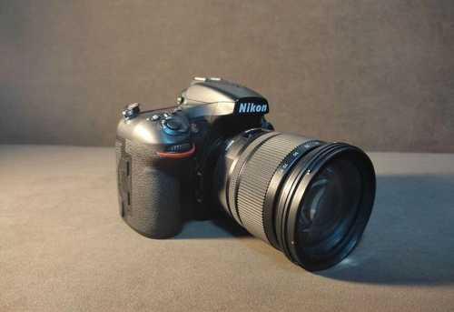 Фотоаппарат Nikon d810 с объективом Sigma