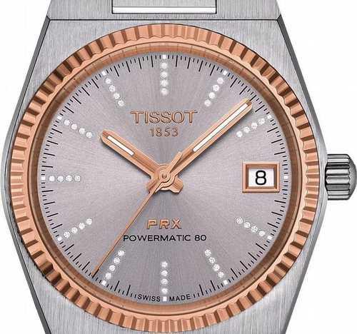 Женские наручные часы Tissot PRX Powermatic 80 T931.207.41.336.00