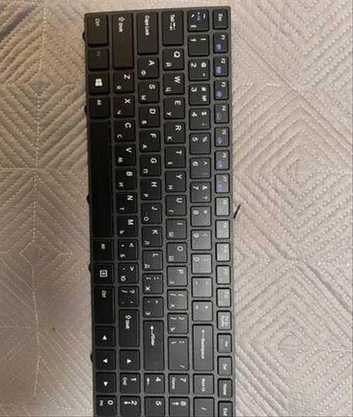 Клавиатура для ноутбука clevo с белой подсветкой