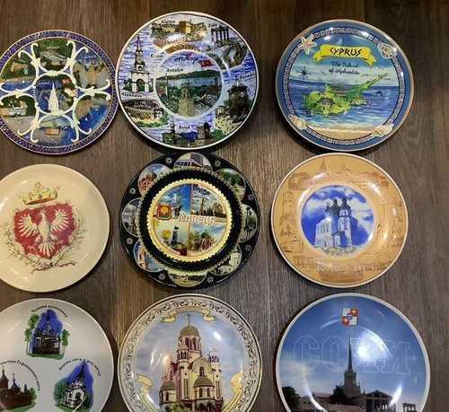 Сувенирные тарелки города