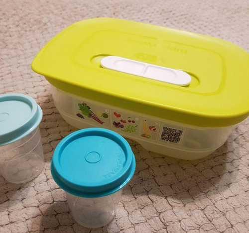 Tupperware умный холодильник 800мл и гномики