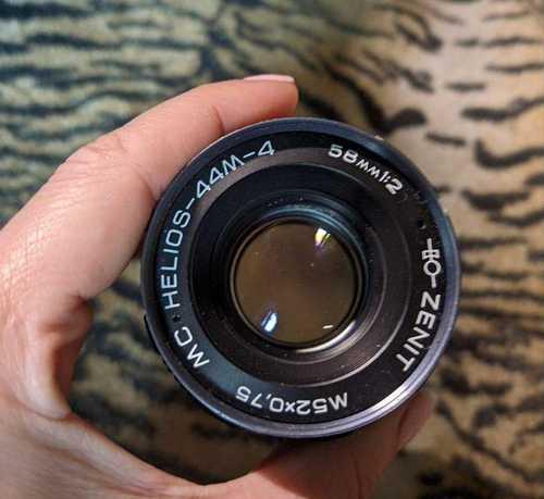 Объектив zenit m520,75 mc helios-44m-4 58mm 1:2