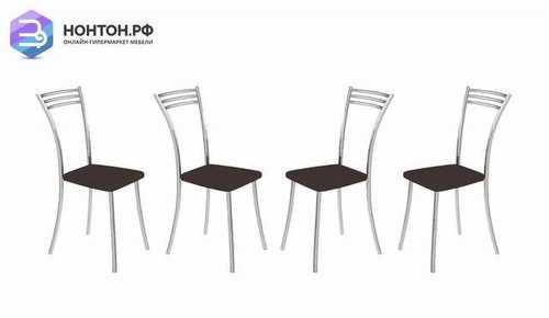 Комплект стульев Квинтет темно-коричневый