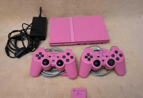 Sony Playstation 2 PS 2 slim pink
