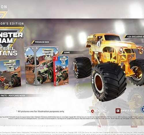 Monster Jam Steel Titans switch Collectors edition