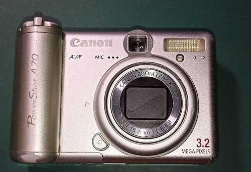 Цифровой фотоаппарат Canon PowerShot A70