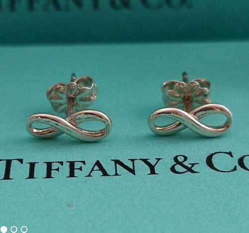 Tiffany infinityсерьги Оригинал Новые