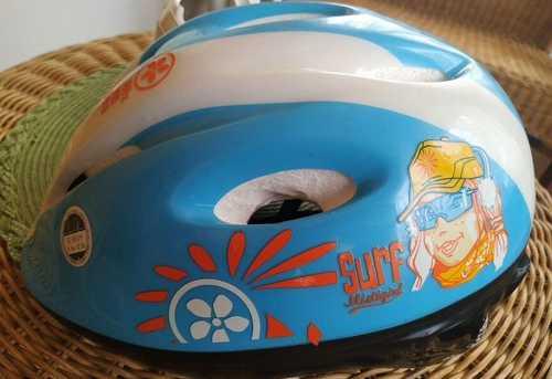 Велосипедный шлем btwin для девочек 3-10 лет