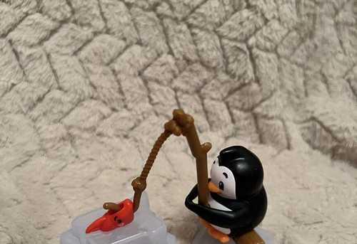 Киндер макси пингвин-рыбак из коллекции 2023-2024