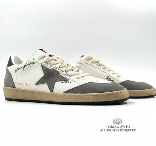 Golden Goose Ball Star White Ice Silver