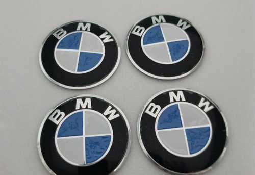 4шт наклейки BMW 60мм для колпаков литых дисков