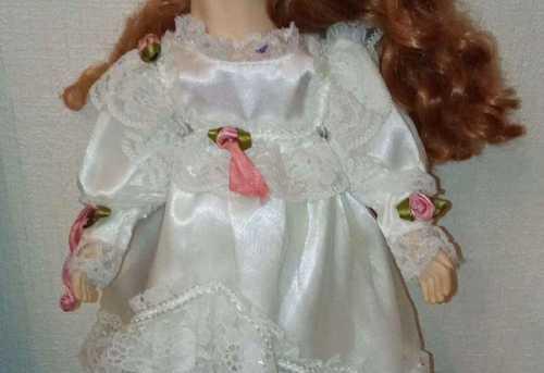 Кукла фарфоровая. Невеста. 42 см