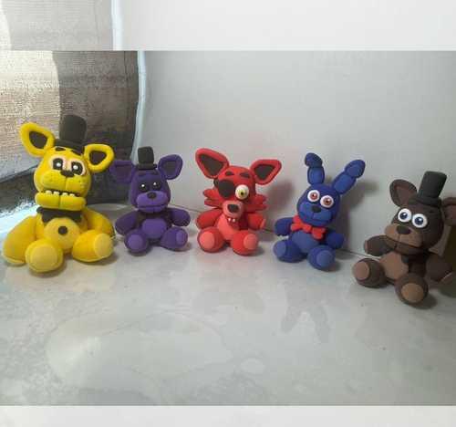 Plush bonnie, plush shadow freddy, plush foxy из и