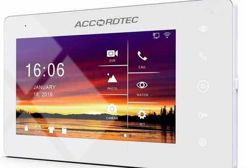 AccordTec AT-VD 710W WH видеодомофон с памятью