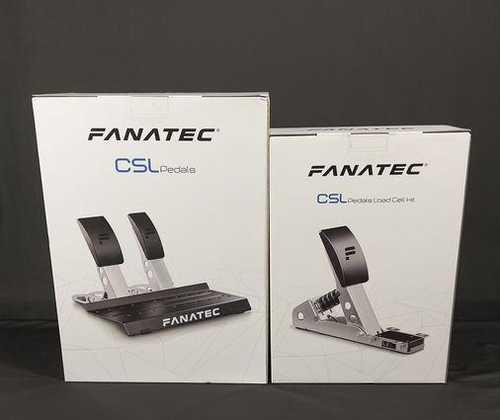 Fanatec CSL Pedals + Load Cell, три педали, новое