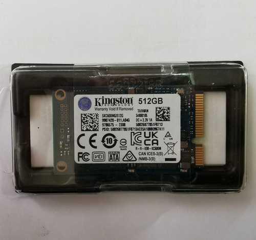 SSD Kingston KC600 SKC600MS/512G 512 гб mSata