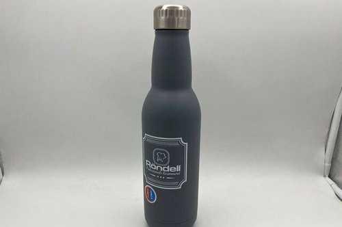 Термос Rondell "Bottle Grey", 750 мл, серый