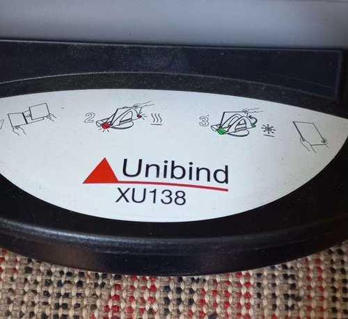 Термопереплетчик Unibind XU 138 с обложками
