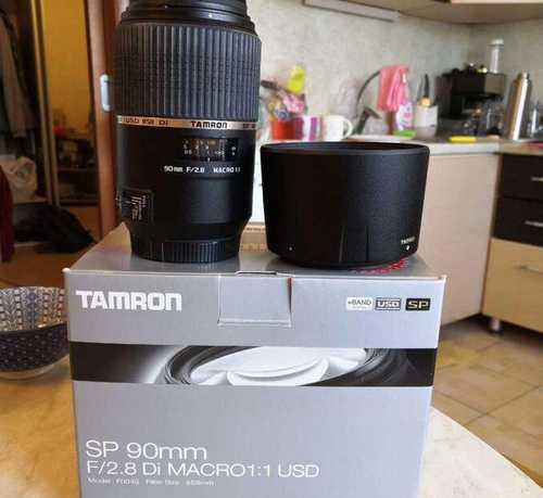 Tamron SP 90 mm f/ 2.8 Di Macro USD F004