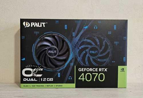 Видеокарта Palit GeForce RTX4070 12GB Dual OC