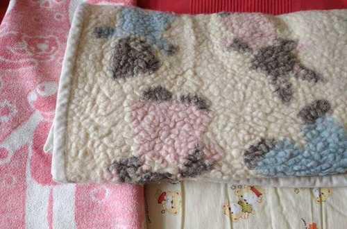 Три детских одеяла woolmark,Ермошка