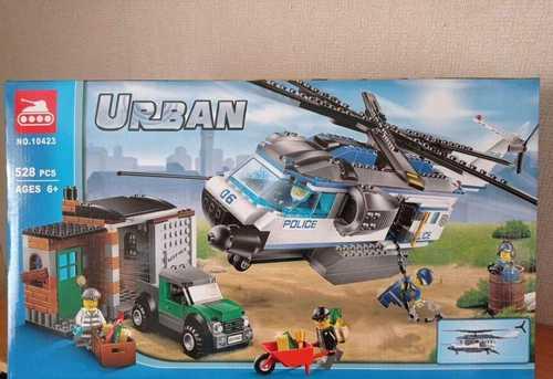 Конструктор Cities Urban 10423 Вертолетный Патруль