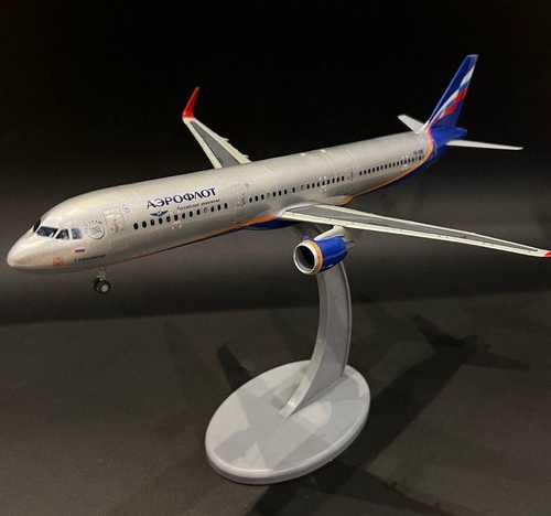 Модель самолета airbus a321 аэрофлот aeroflot