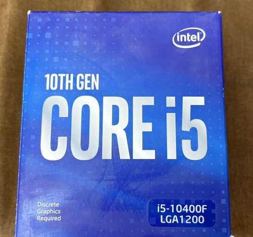 Intel core i5 10400f Box (новый)