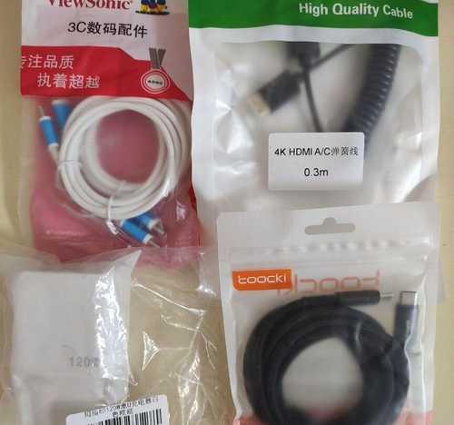 Провода, зарядное устройство, hdmi 4k