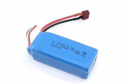 Аккумулятор Li-Pol 11.1V 903475 2000mAh разъем T-p