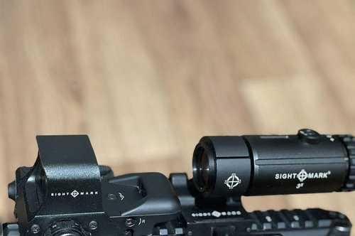 Коллиматорный прицел sightmark + магнифер