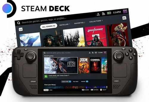 Steam Deck 16/256gb Black