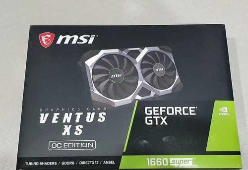 Новая видеокарта MSI GeForce GTX 1660 super ventus