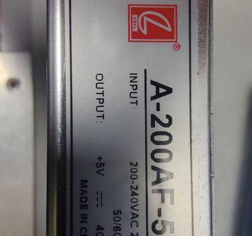 Блок питания для строк/экранов 5v 200w