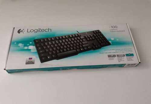 Клавиатура Logitech K100 ps/2