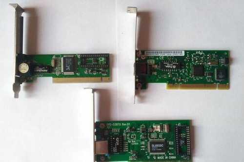 Контроллеры PCI (LAN, SATA, LPT, COM)