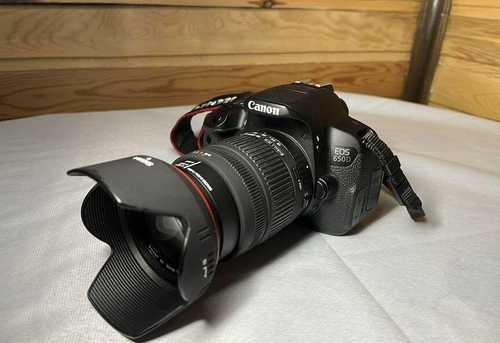 Зеркальный фотоаппарат Canon eos 650d