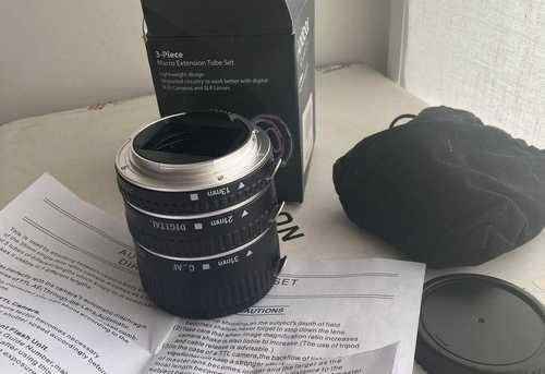 Макрокольца для Canon EF, EF-S автофокус