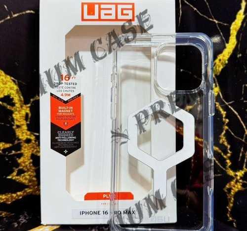 Чехол UAG Plyo iPhone 16 Pro Max Ice/Silver