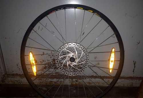 Переднее колесо на базе обода Weinmann X1d Alloy