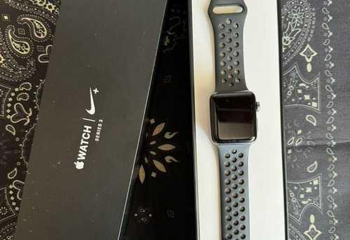 Часы apple watch 3 38 mm nike