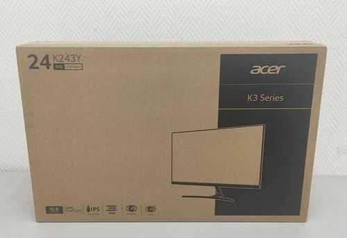 Монитор Acer K243Y, экран 24" дюйма IPS 75Hz (новы