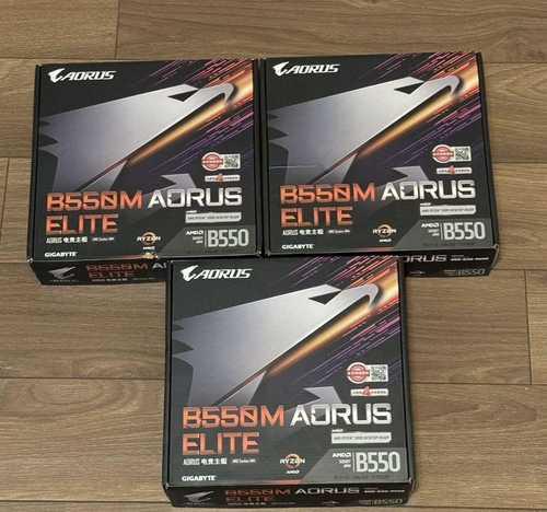 Материнская Плата Gigabyte B550M Aorus Elite Новая